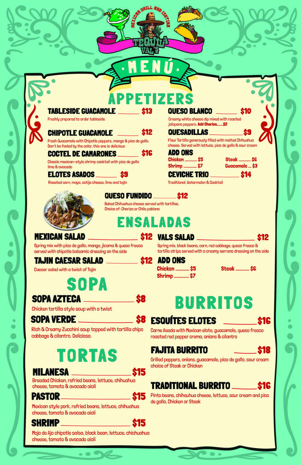 Tequila Val's – Mexican Grill, Bar & Cantina